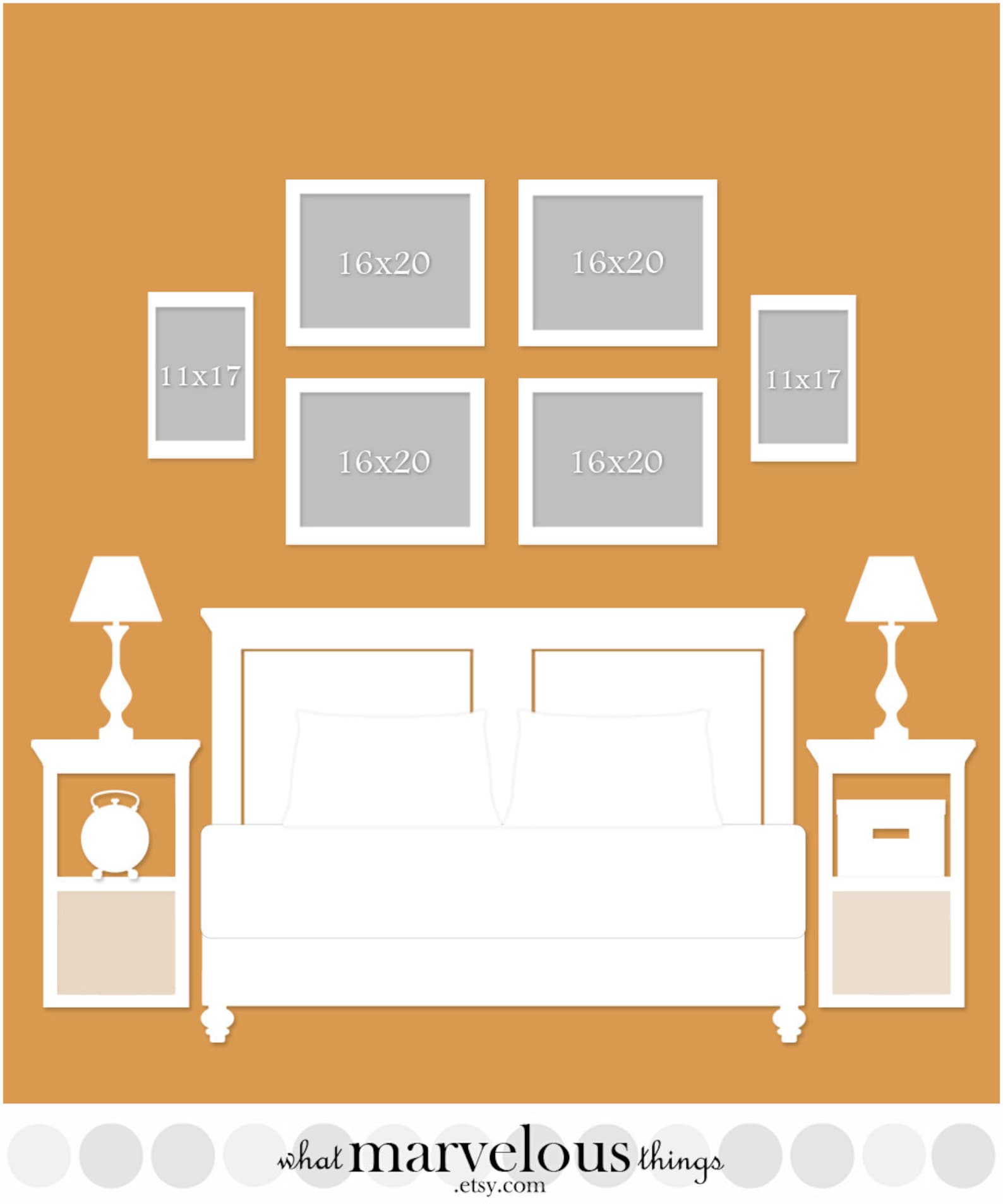 Wall Display Templates - "uppercross Lane" - Etsy