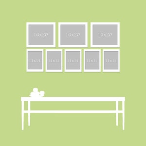 Wall Display Template 15-pack - Etsy