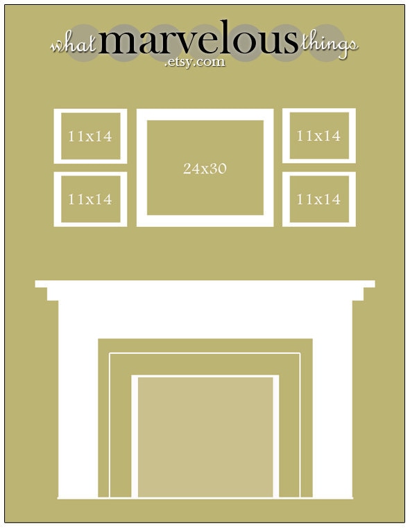 Wall Display Template 10-pack - Etsy