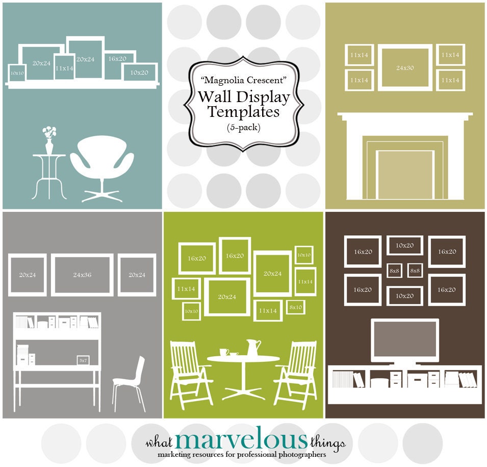 Photo Wall Display Templates