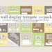Wall Display Template 15-pack - Etsy