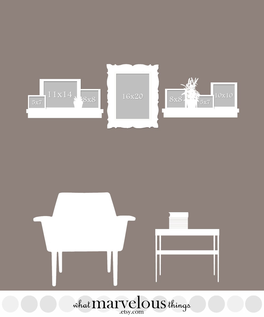 Wall Display Template 15-pack - Etsy