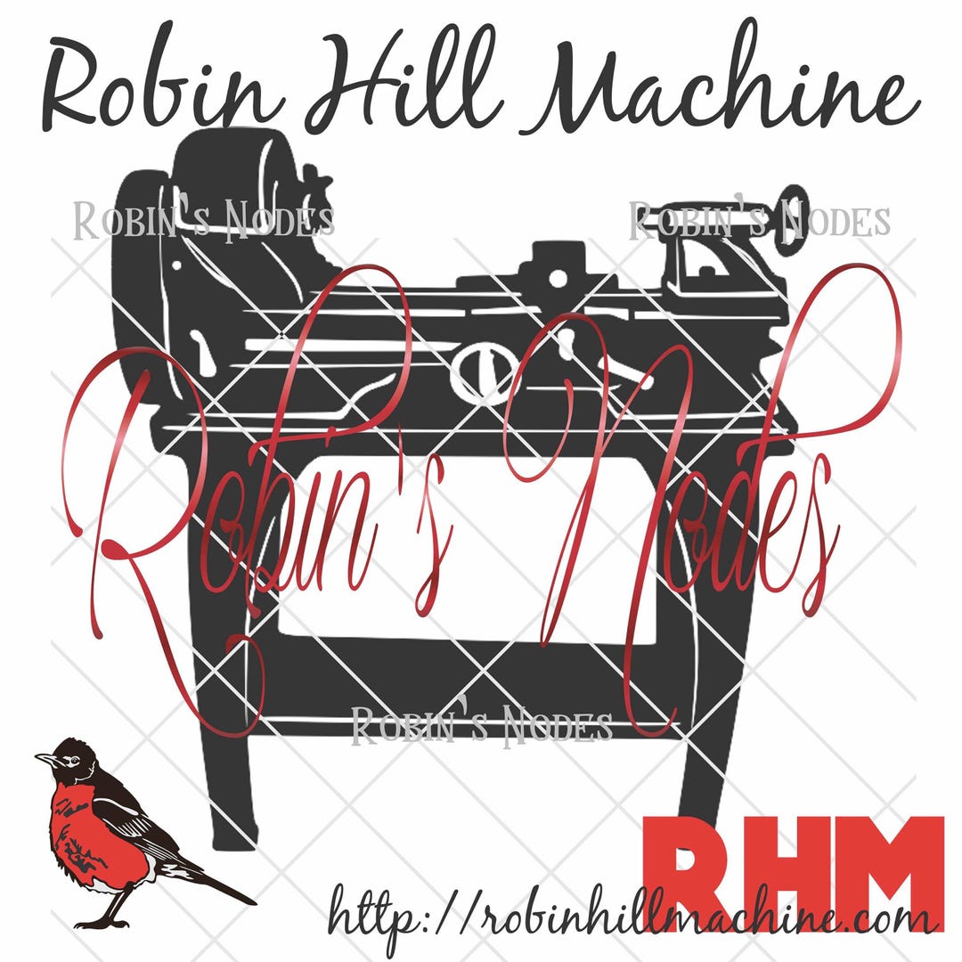 Vintage Lathe Svg File ~ Detailed Vector for Laser and Cricut ~ Digital ...