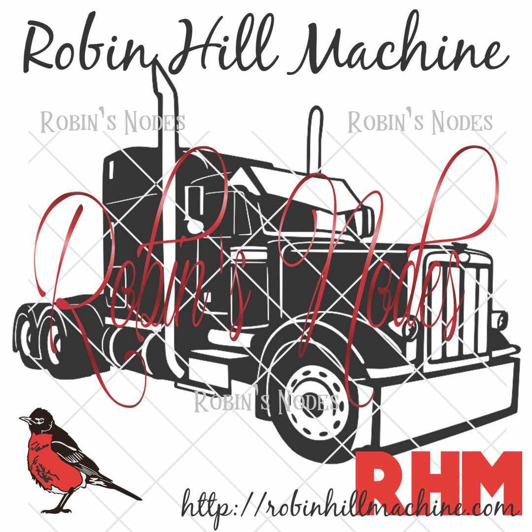 Peterbilt Truck Svg File ~ Detailed Vector for Laser and Cricut ...