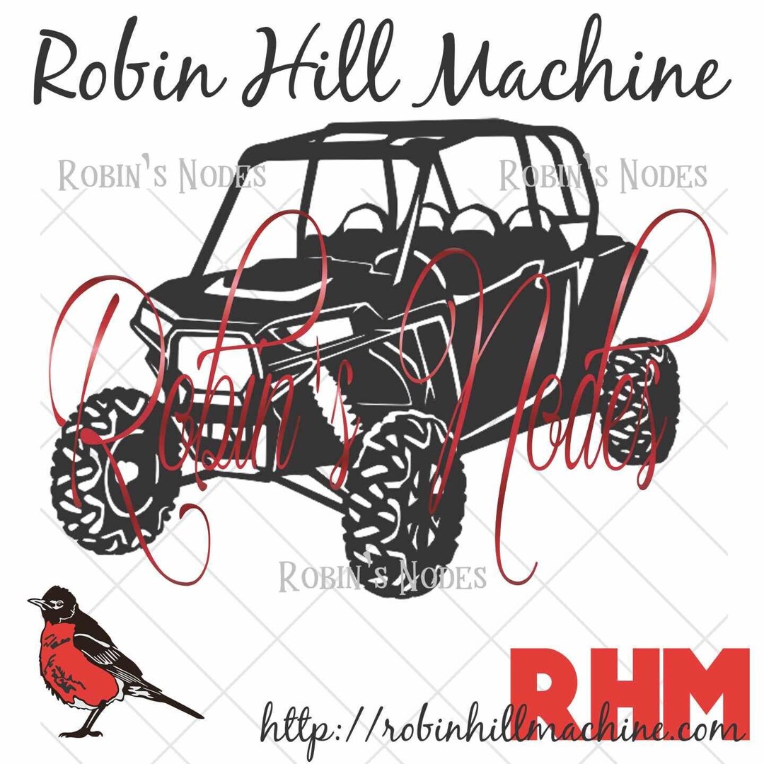 Atv Side by Side Svg File ~ Detailed Vector for Laser and Cricut ...