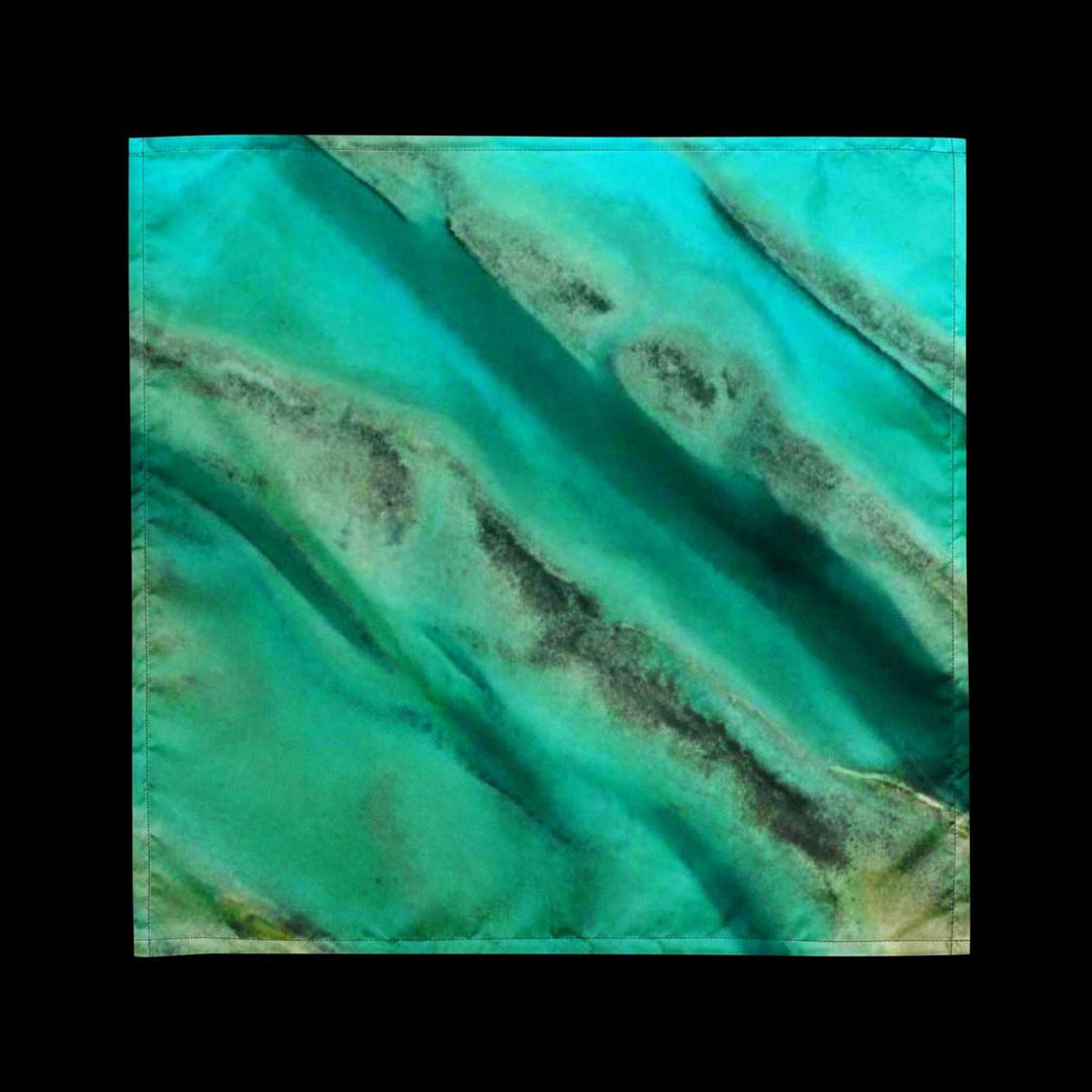 Infinity Bandana Inspired by Beautiful Turks and Caicos Size MEDIUM - Etsy