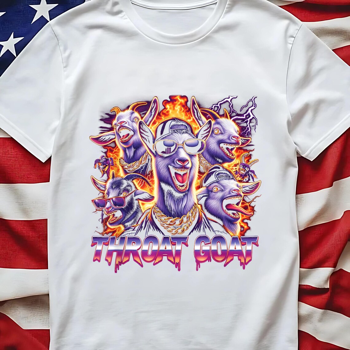 Witty Throat Goat T-shirt PNG for Fun and Laughter - Etsy