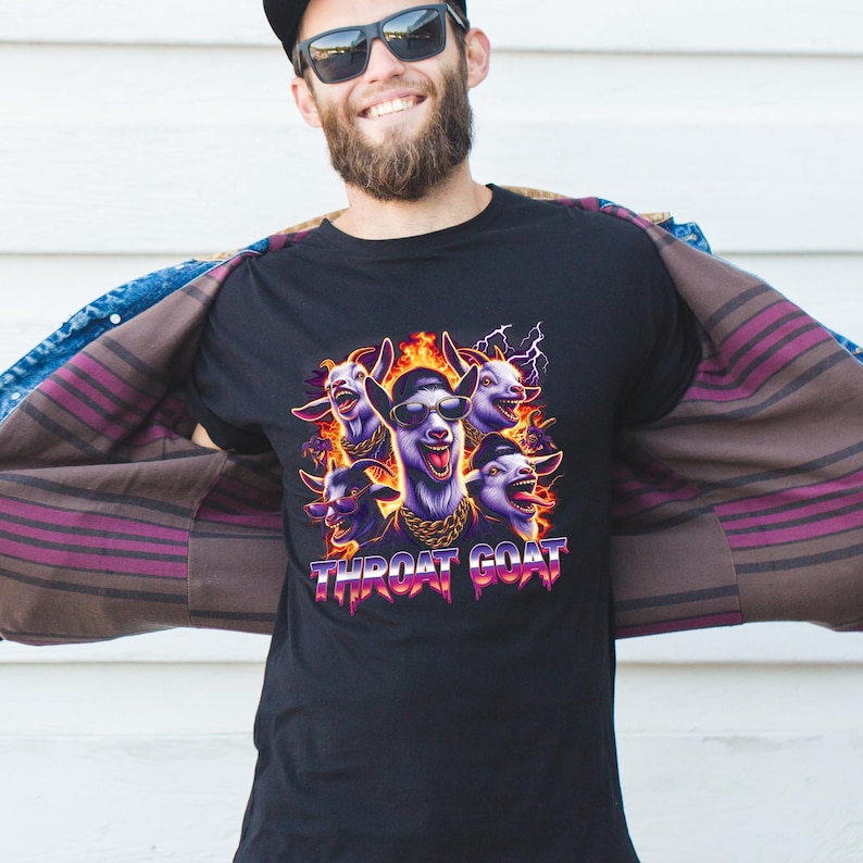 Witty Throat Goat T-shirt PNG for Fun and Laughter - Etsy