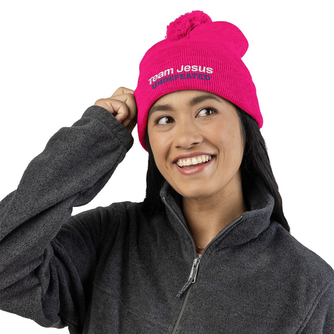 Team Jesus Undefeated Beanie - Etsy