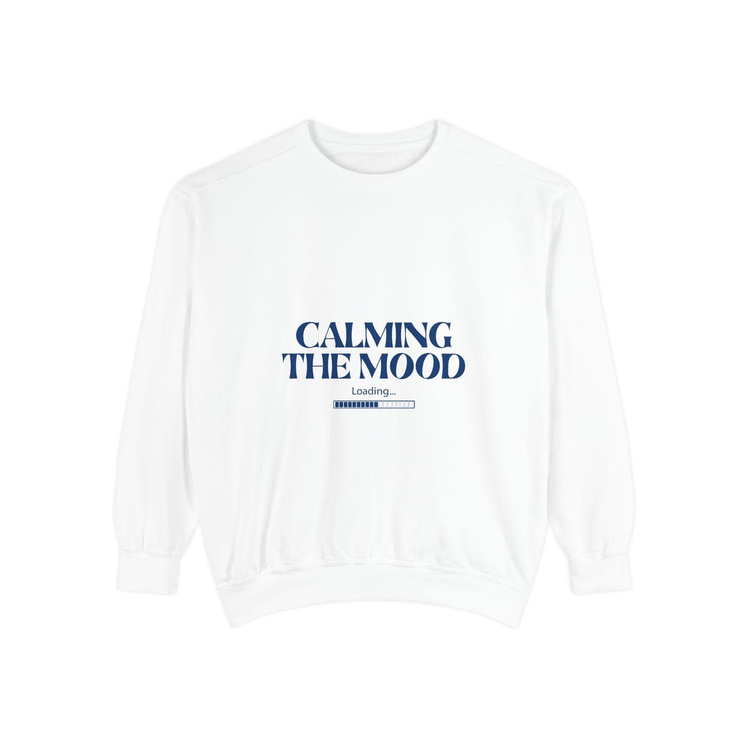 Calming the Mood Loading Bar Sweatshirt | Relaxation Graphic Sweatshirt ...