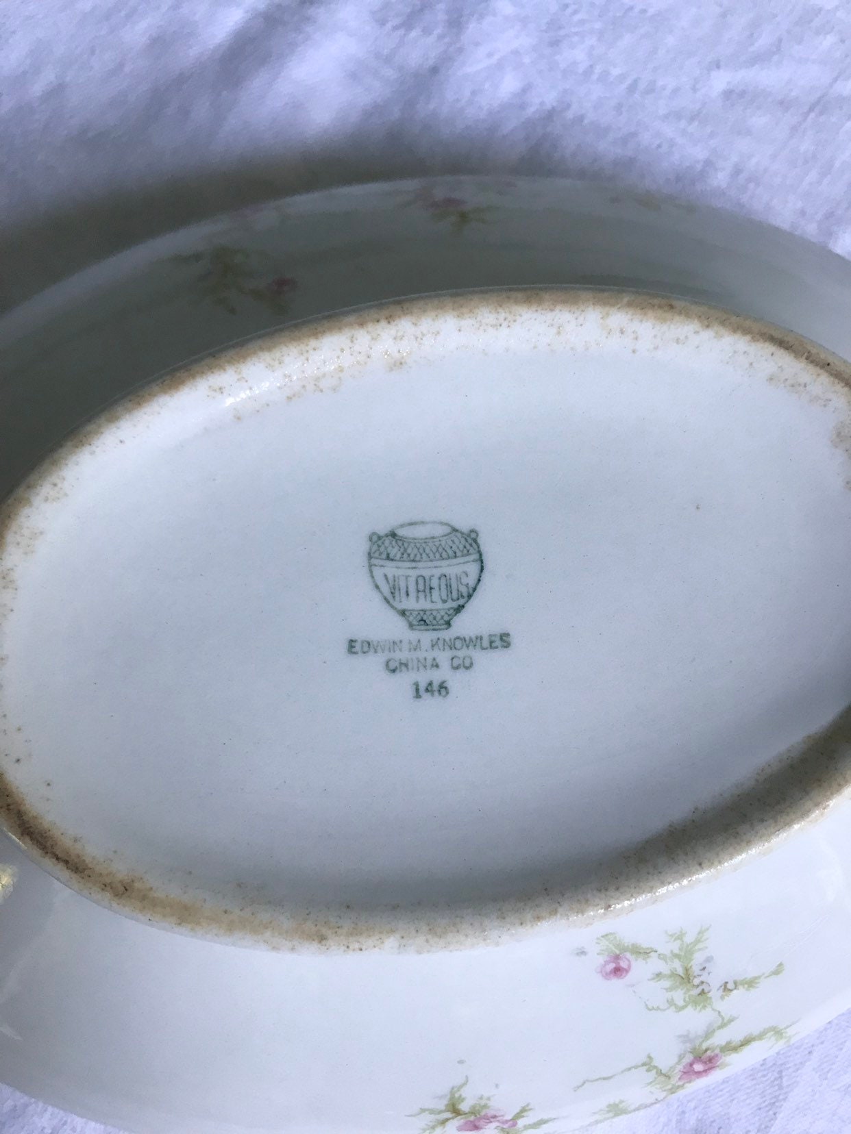 Vintage Edwin M Knowles Tureen Vintage Lidded Serving Dish | Etsy