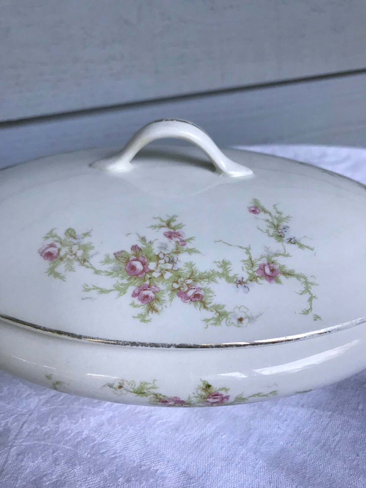 Vintage Edwin M Knowles Tureen, Vintage Lidded Serving Dish, Lidded ...