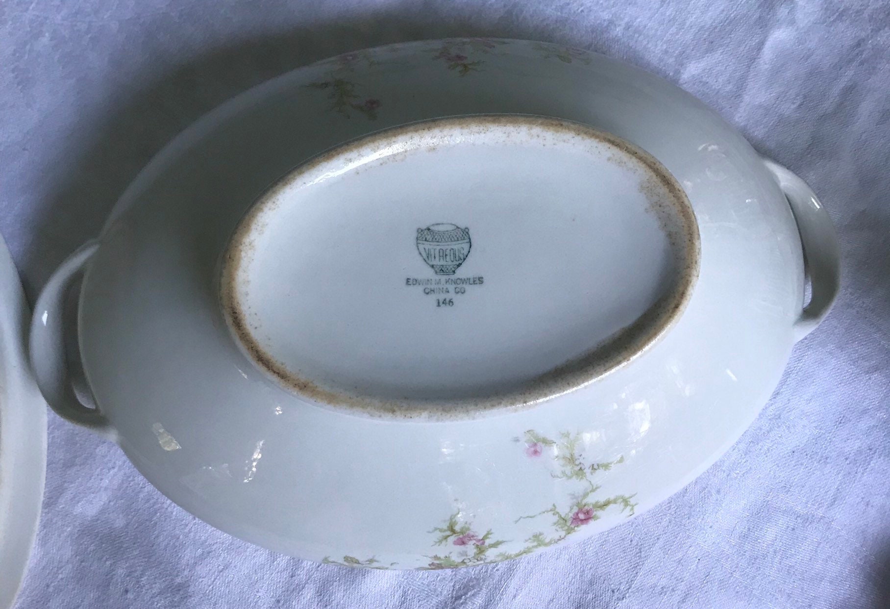 Vintage Edwin M Knowles Tureen Vintage Lidded Serving Dish | Etsy