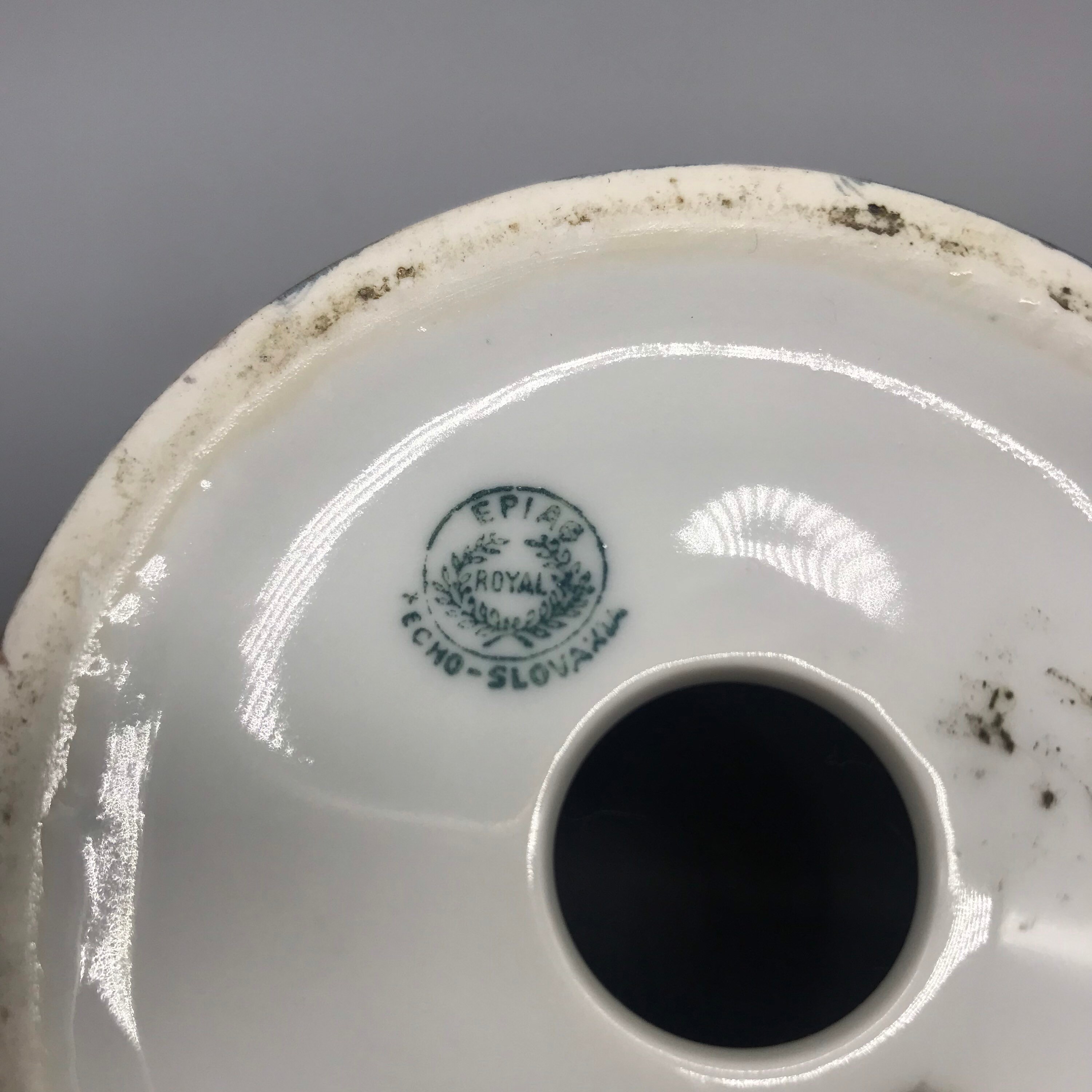 EPIAG Royal Hecho-slovakia Lamp Vase Lamp Part Vase Bottom - Etsy