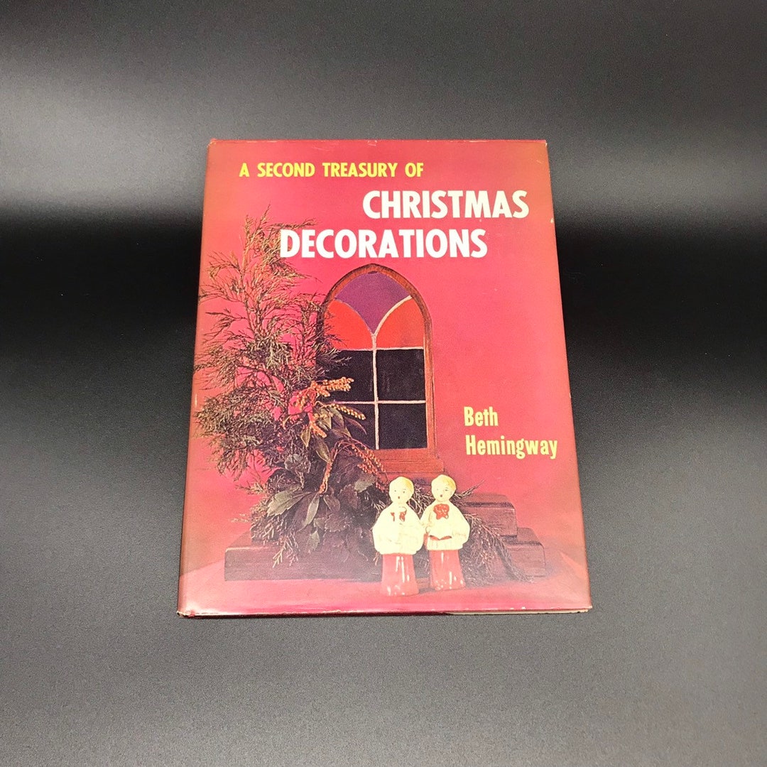 Vintage Christmas Decorations Book by Beth Hemingway, Signed ...