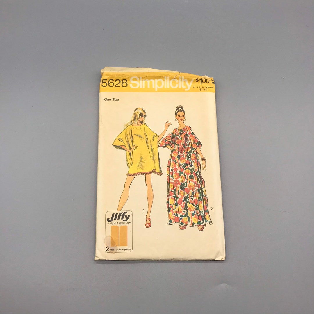 Vintage Simplicity Pattern 5628, Vintage Sewing Pattern, Jiffy Easy Cut ...