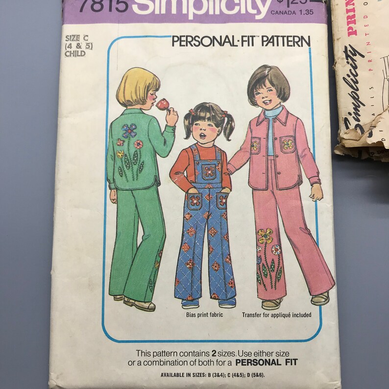 Vintage Simplicity Patterns Vintage Sewing Patterns Child - Etsy