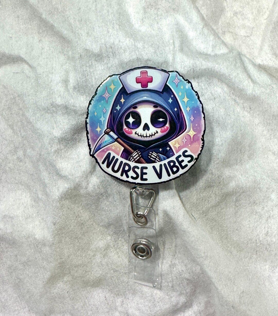 Skeleton Nurse Vibes Kawaii Night Shift Nursing Pills Medication ...