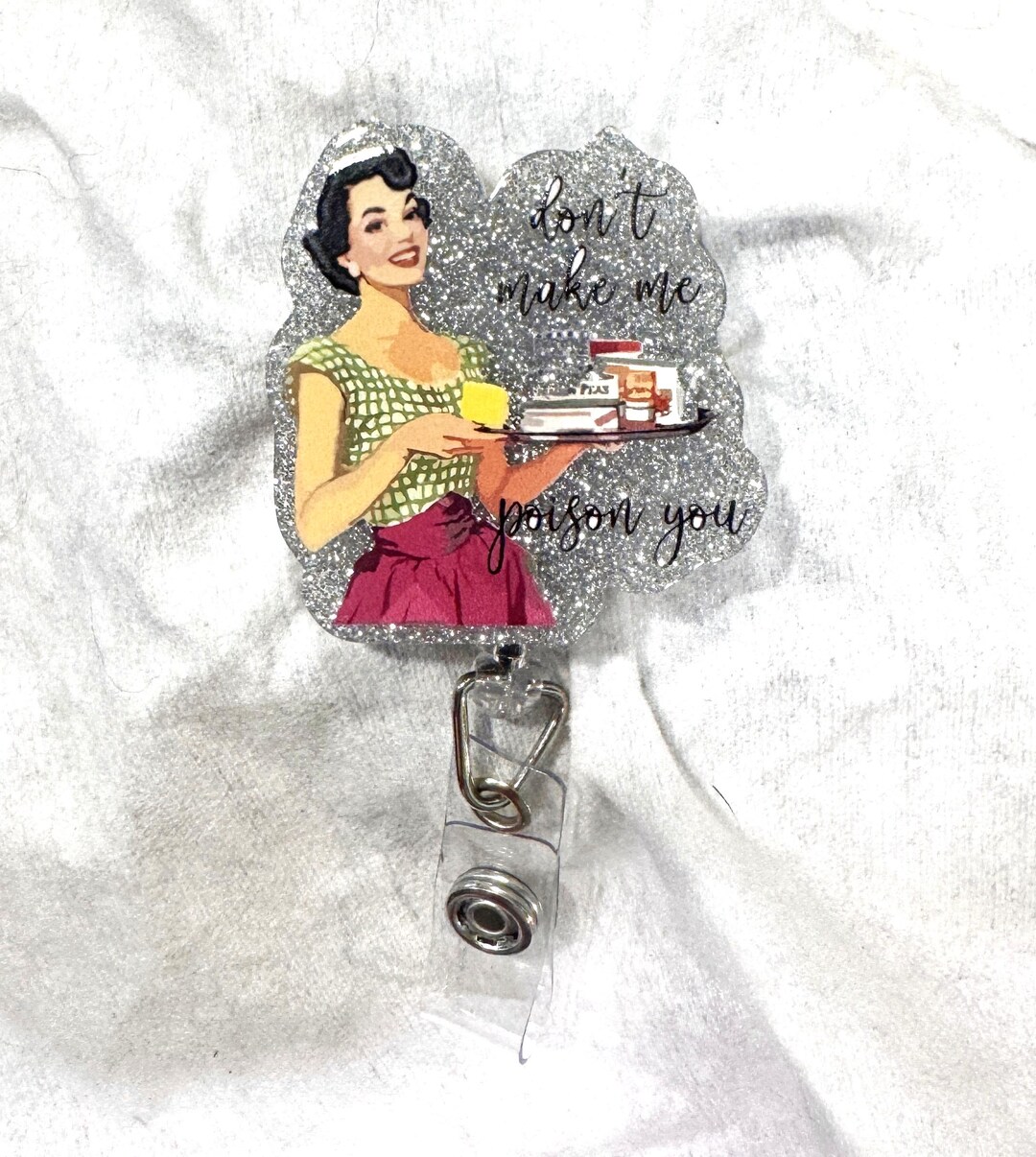 Don't Make Me Poison You Retro Housewife 50's Girl Funny Humor Sassy ...