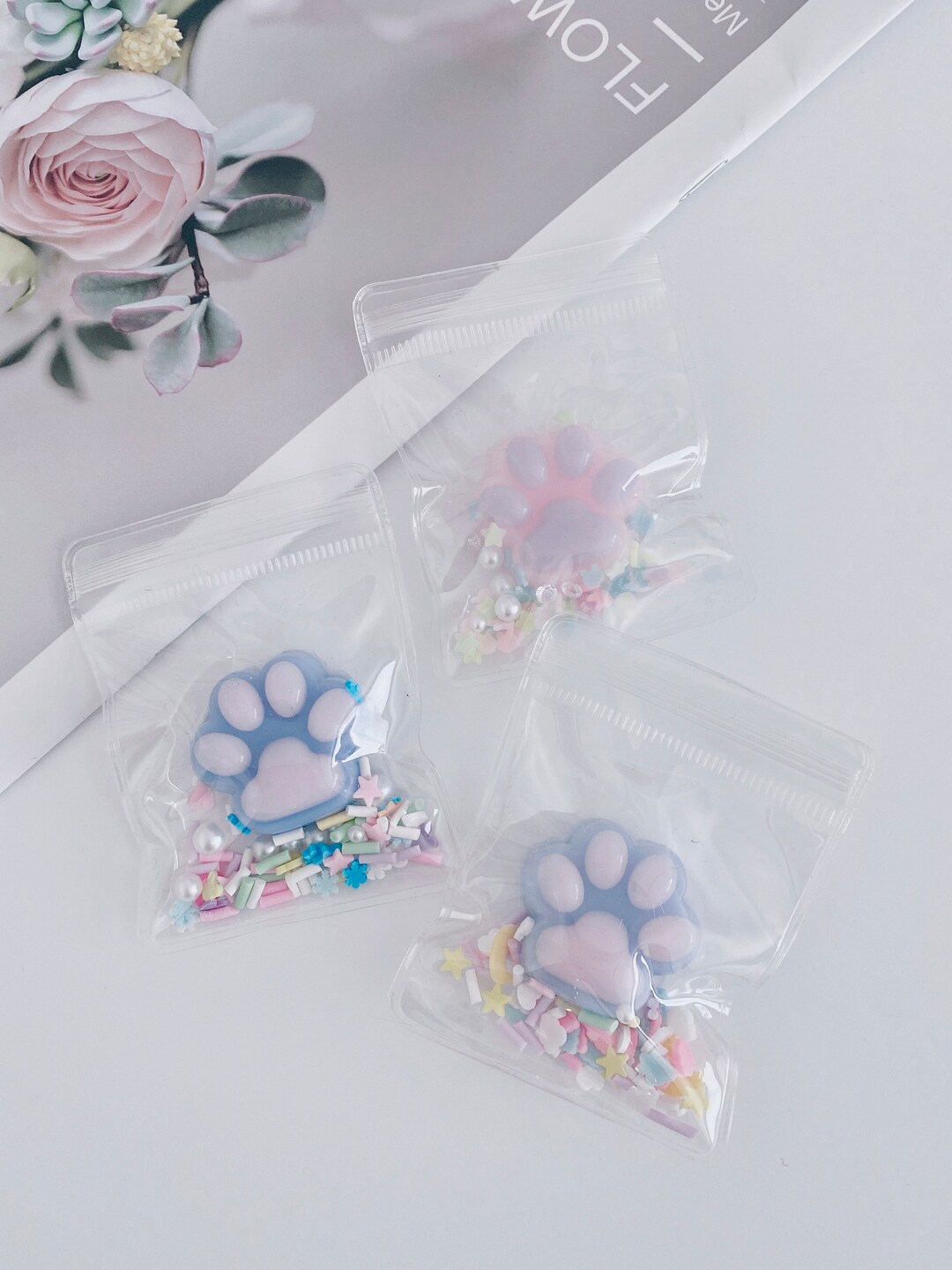 Squishy Jelly Paw Print Fidget Stress Anxiety Toy - Etsy