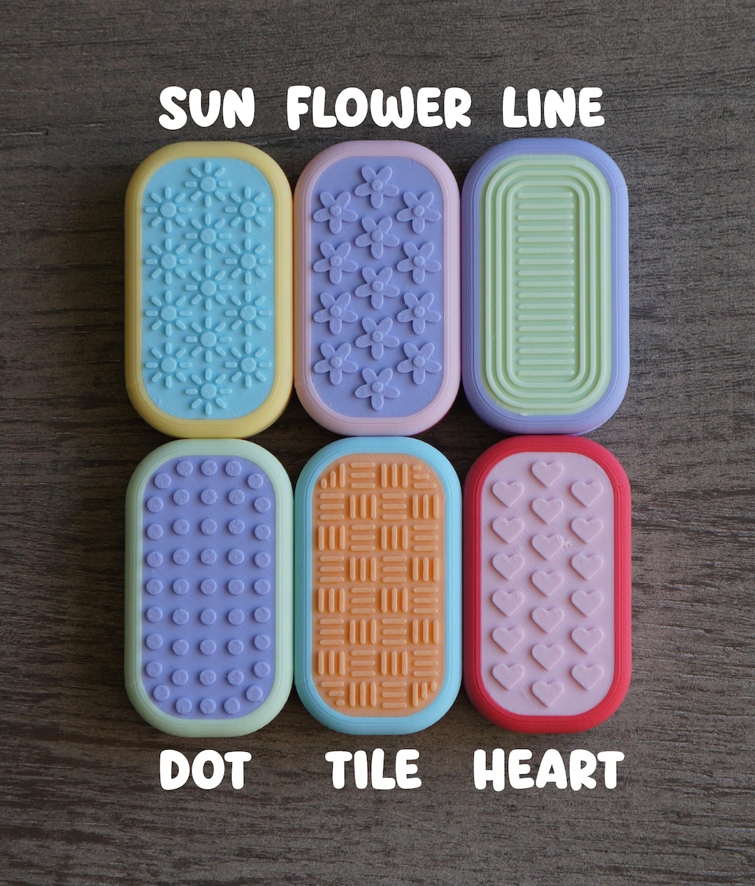 Pastel Fidget Slider: Customizable Patterns - Etsy