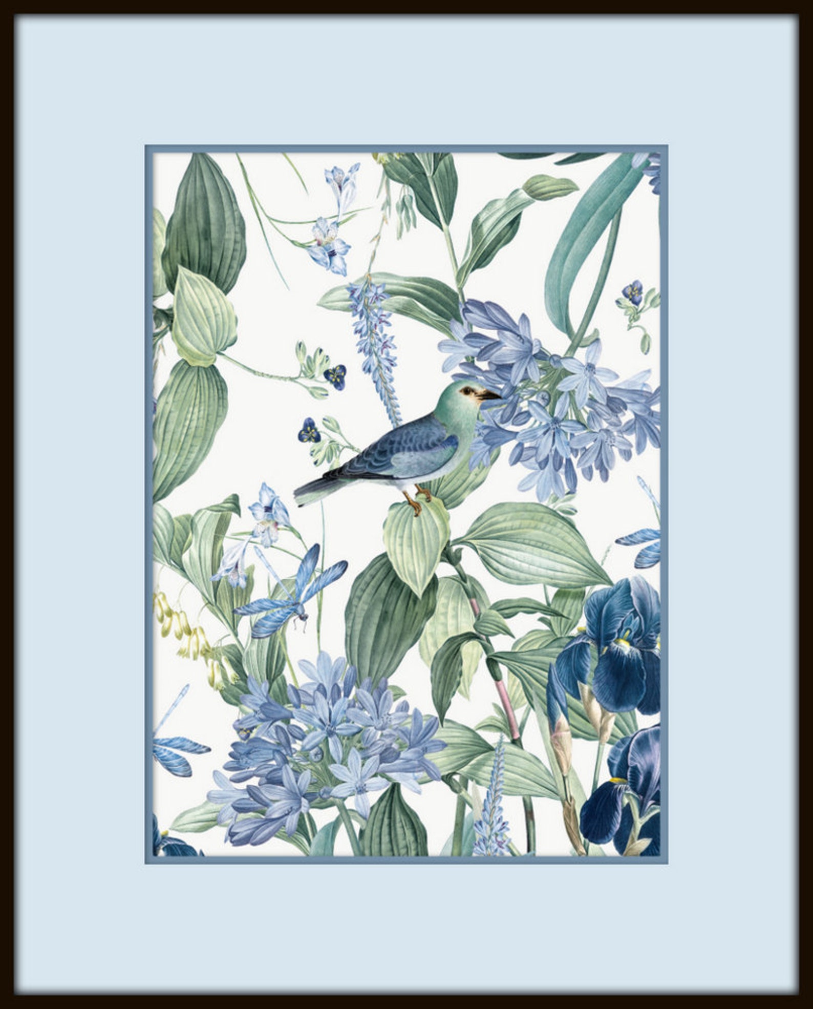 Vintage Bird and Botanical Collage Print Set No. 12, Botanical Art ...