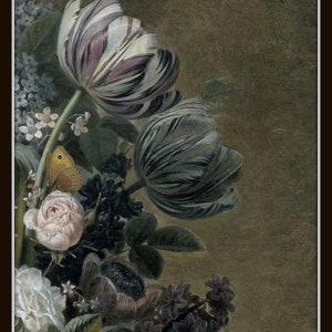 Dutch Floral Print Set No. 1, Botanical Prints, Dutch Still Life ...