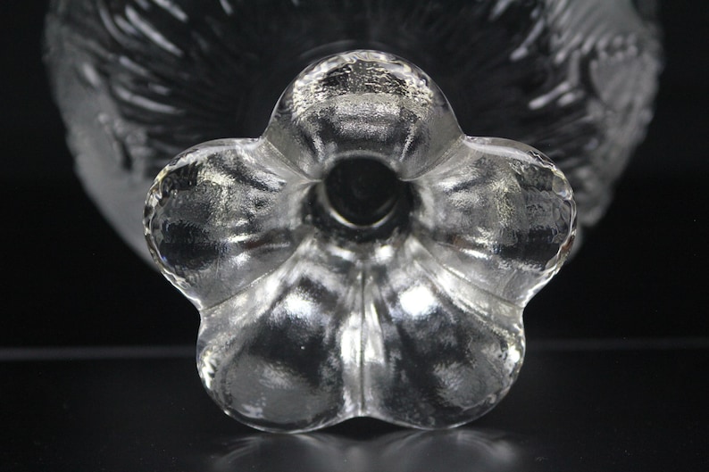 Vintage Waltherglass Frosted Farm Animal Compote | Pressed Glass ...