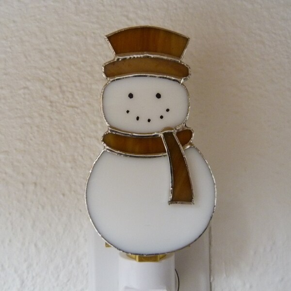 Snowman Night Light - Etsy