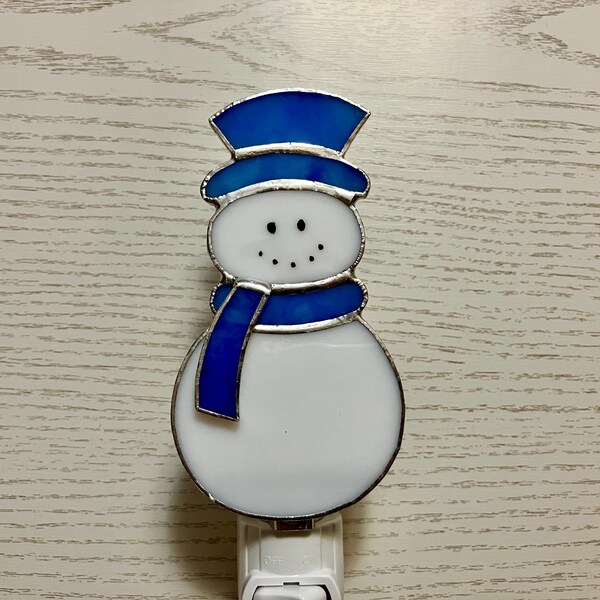 Snowman Night Light - Etsy
