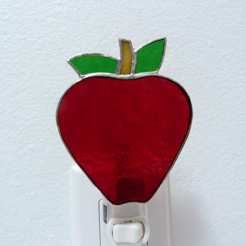 Apple Night Light - Etsy