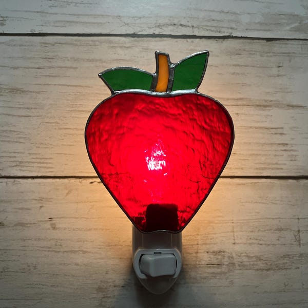 Apple Night Light - Etsy