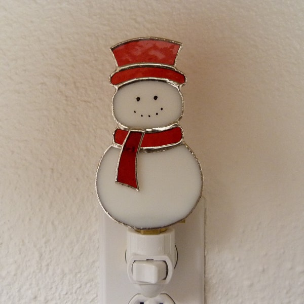 Snowman Night Light - Etsy