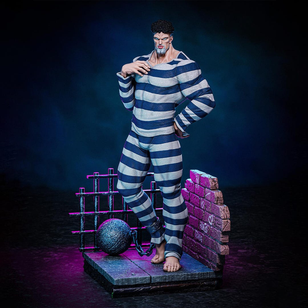 Puri-puri Prisoner Fanart STL Statue + Bust | 1/6 Scale | Muscle Hero ...