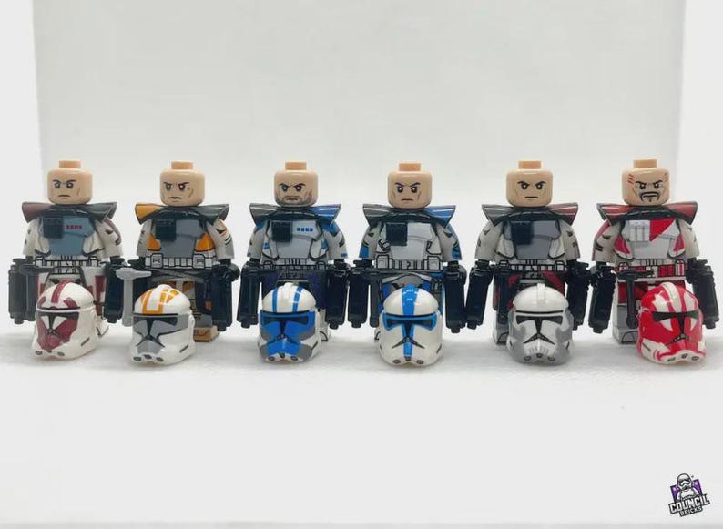 Arc Troopers Battle Pack - Star Wars - Custom Design Figures - Clone ...