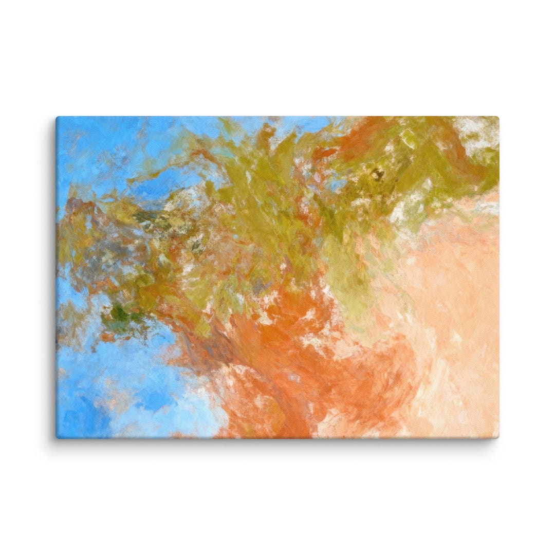Breath of the Rising Day, Original Oil Painting on Canvas, Abstract ...