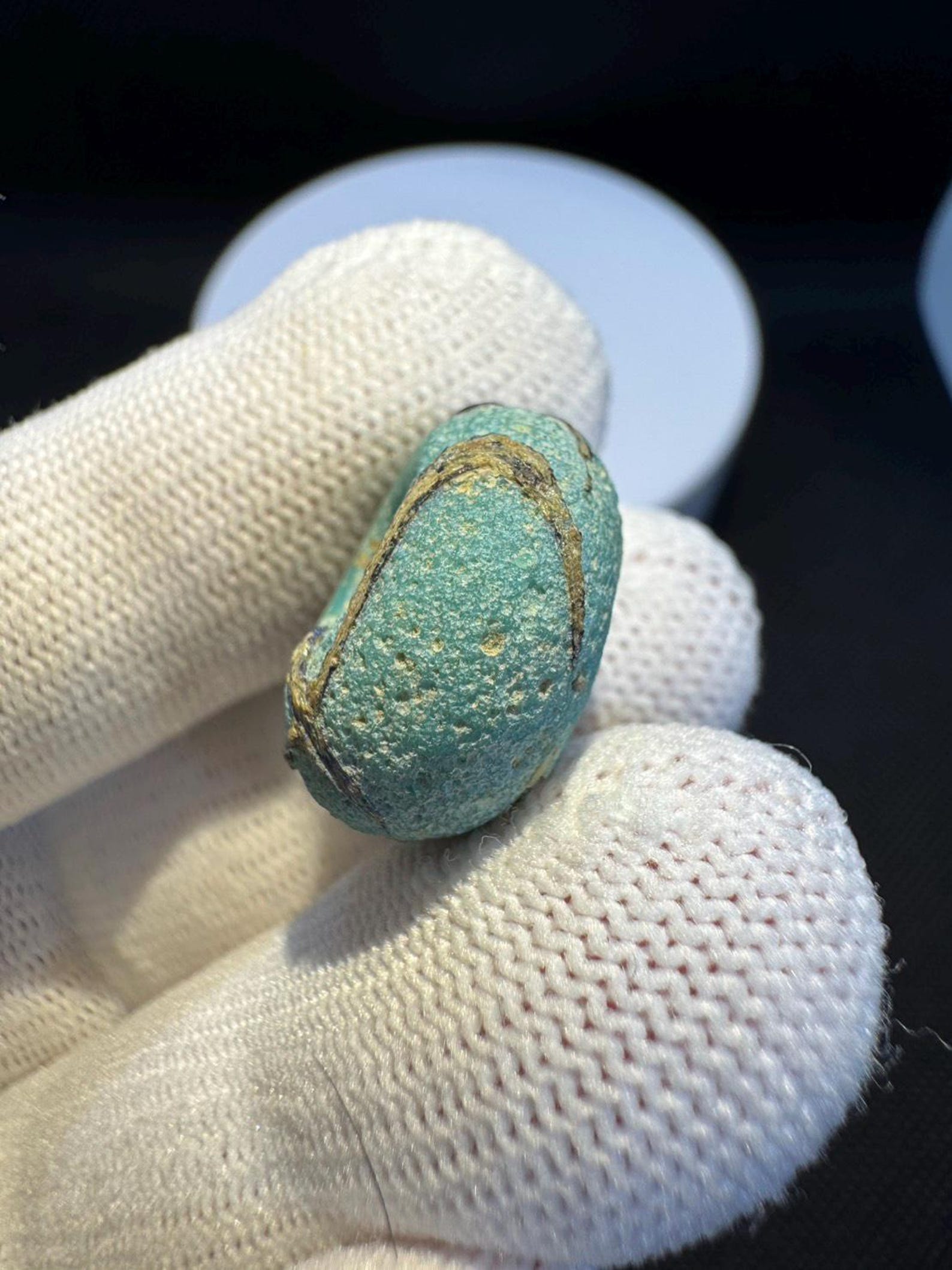 Han Dynasty Splashed Glass Bead | Ancient Chinese Glass Bead | - Etsy 日本