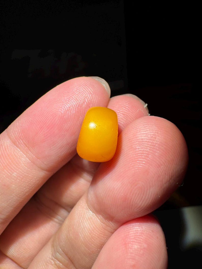 Chinese Qing Dynasty Beeswax (amber) Bucket-shaped Beads - Etsy