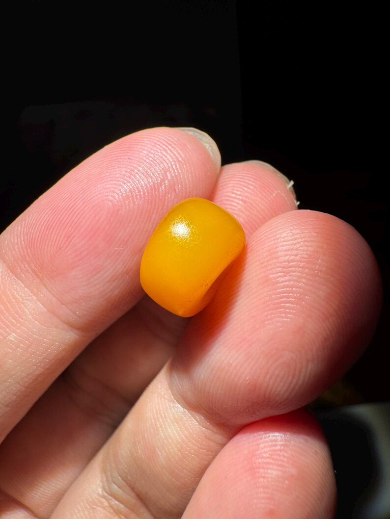 Chinese Qing Dynasty Beeswax (amber) Bucket-shaped Beads - Etsy