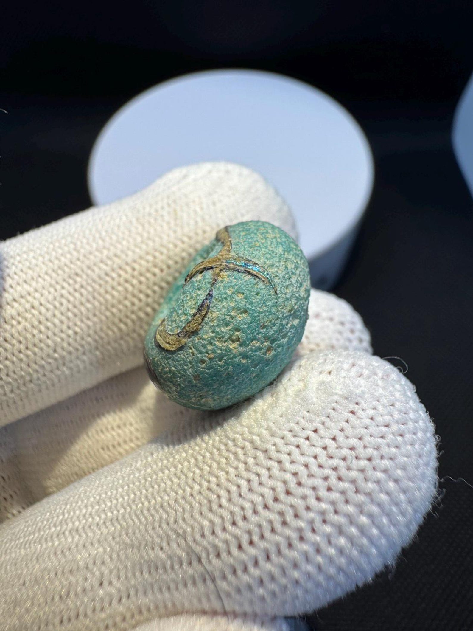 Han Dynasty Splashed Glass Bead | Ancient Chinese Glass Bead | - Etsy 日本