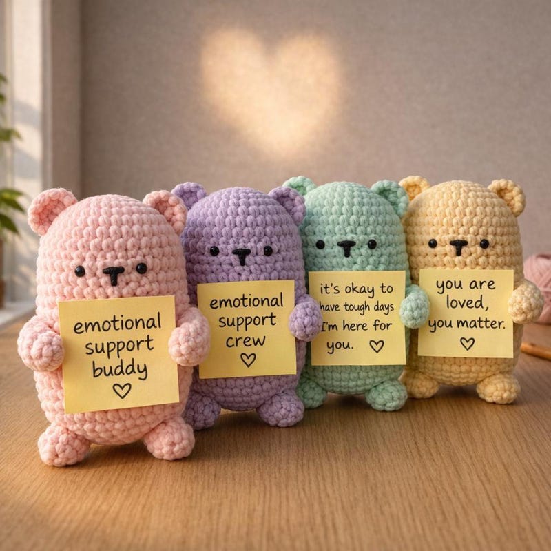 Anxiety Support Plush - Etsy UK