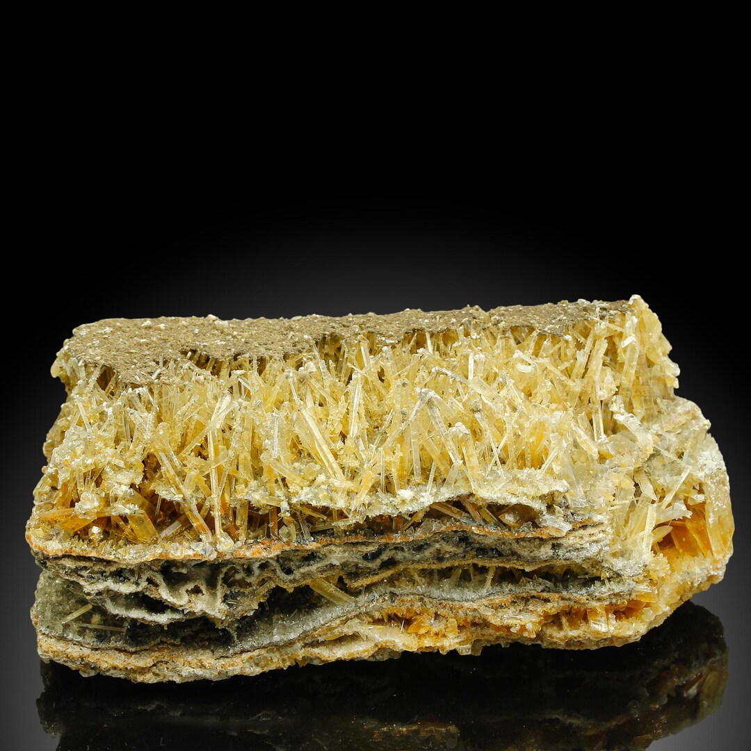 Top! Grass Orange Gypsum Crytals From Rudna Mine, Poland - Etsy