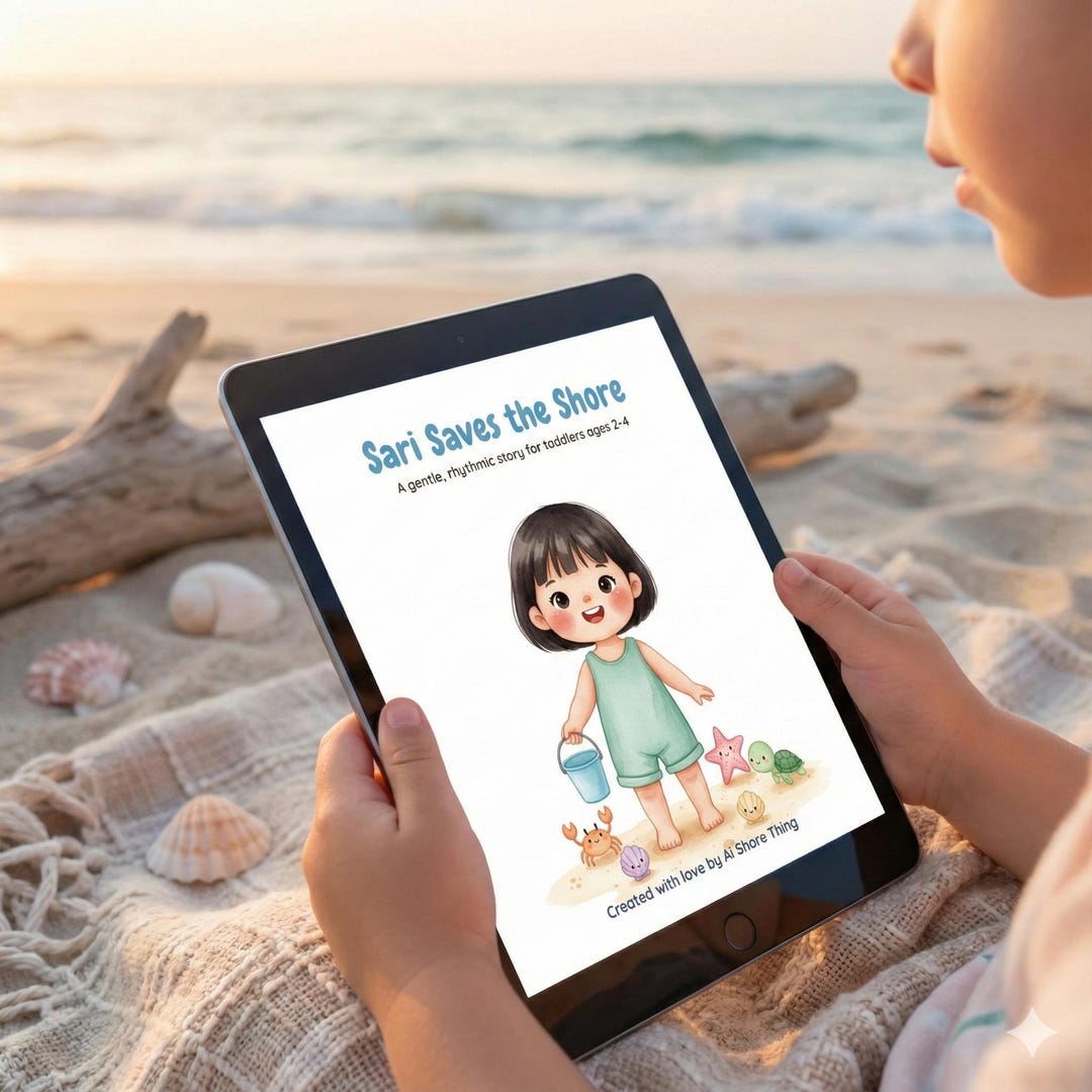 Kids Printable Storybook – Beach Cleanup Story for Toddlers | Sari ...