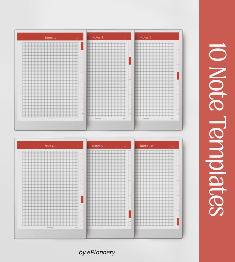 Budget Planner for Remarkable Paper Pro, Minimalist Monthly Finance ...