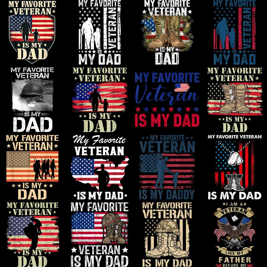 16 Father Veterans Day My Favorite Veteran is My Dad for Kids, Veterans ...