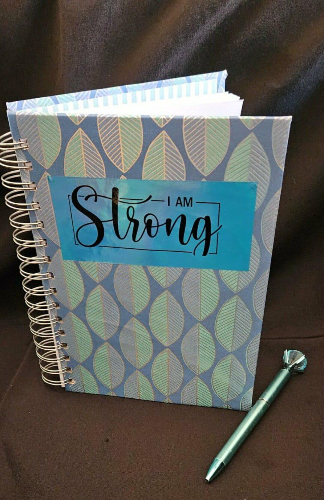 I Am Strong 5x7 Lined Journal With Ink Pen - Etsy
