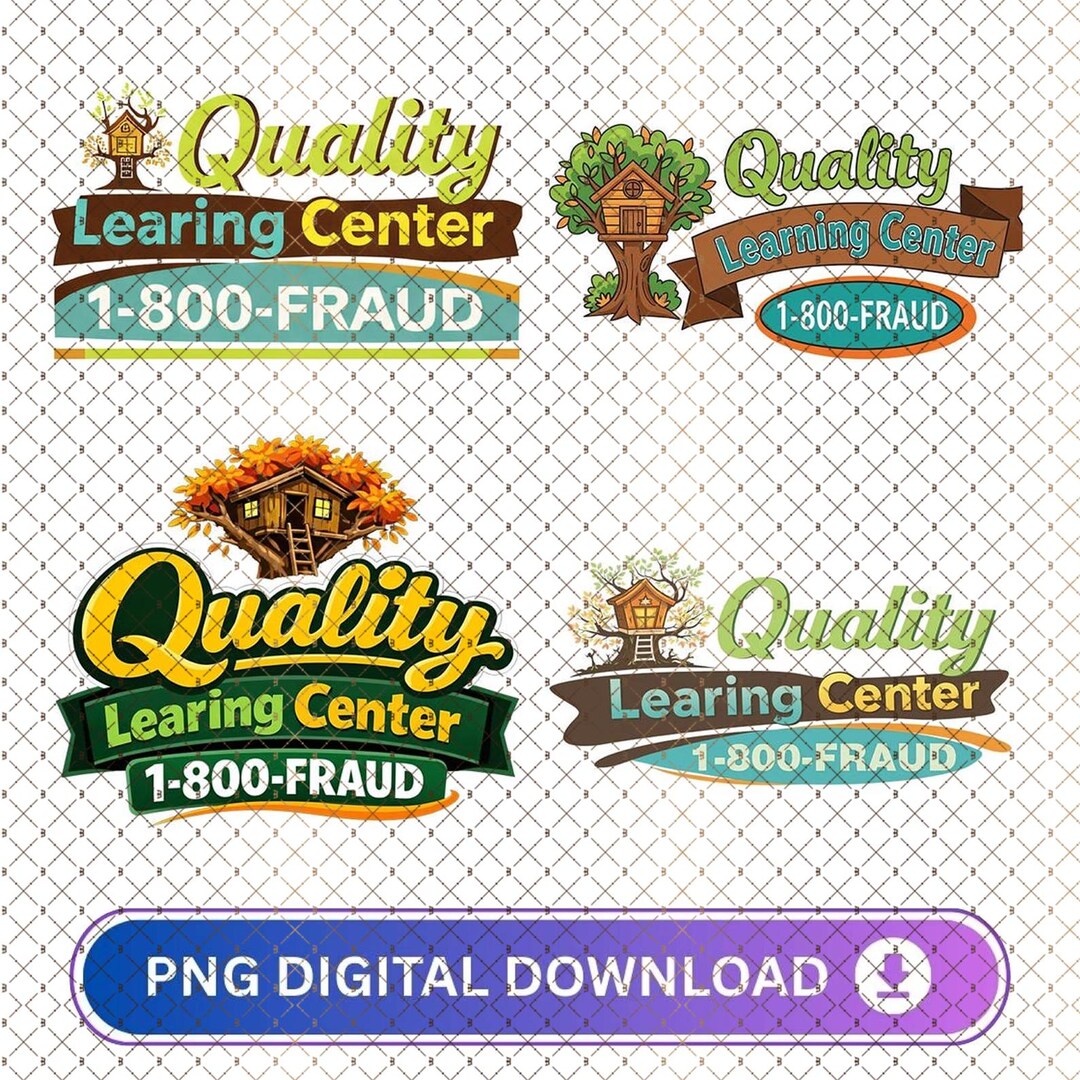 Quality Learning Center 1-800-fraud Png, Funny Parody Png, Retro ...