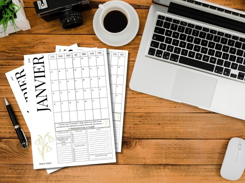 Printable Muslim Planner 2026 - Islamic Calendar PDF - Monthly ...