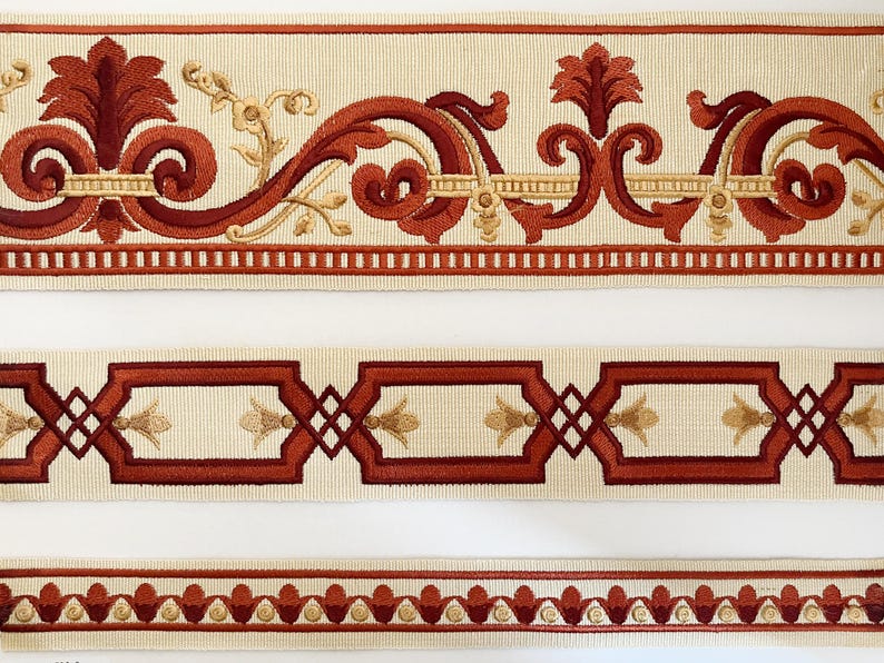 Upholstery Tape & Drapery Border Trim, 30/50/90 Mm Widths, Continuous ...