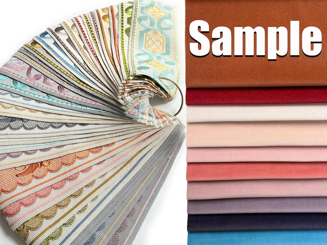 Fabric Samples, Trim Samples - Etsy Canada